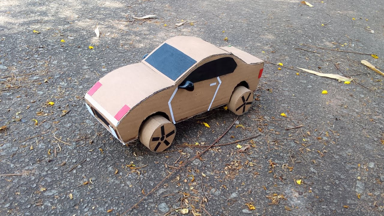 DIY R.C Cardboard Car tutorial: "Recycled Cardboard"( super speedy ...