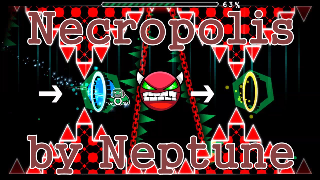 Geometry Dash - Necropolis (Demon) - by Neptune - YouTube