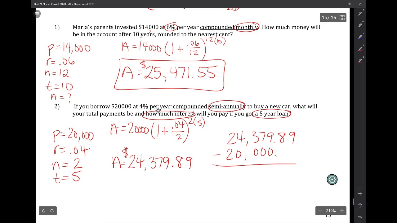 Algebra 1 Unit 9 Day 6 - YouTube