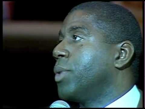 Magic Johnson Jersey Retirement Ceremony (Part 3 of 3) - YouTube