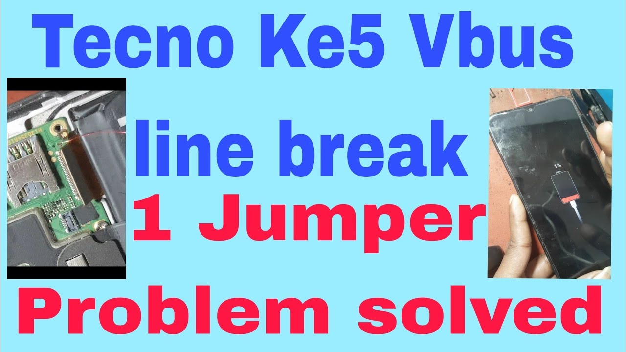 tecno ke5 charging jumper solution|step by step 100%working ...
