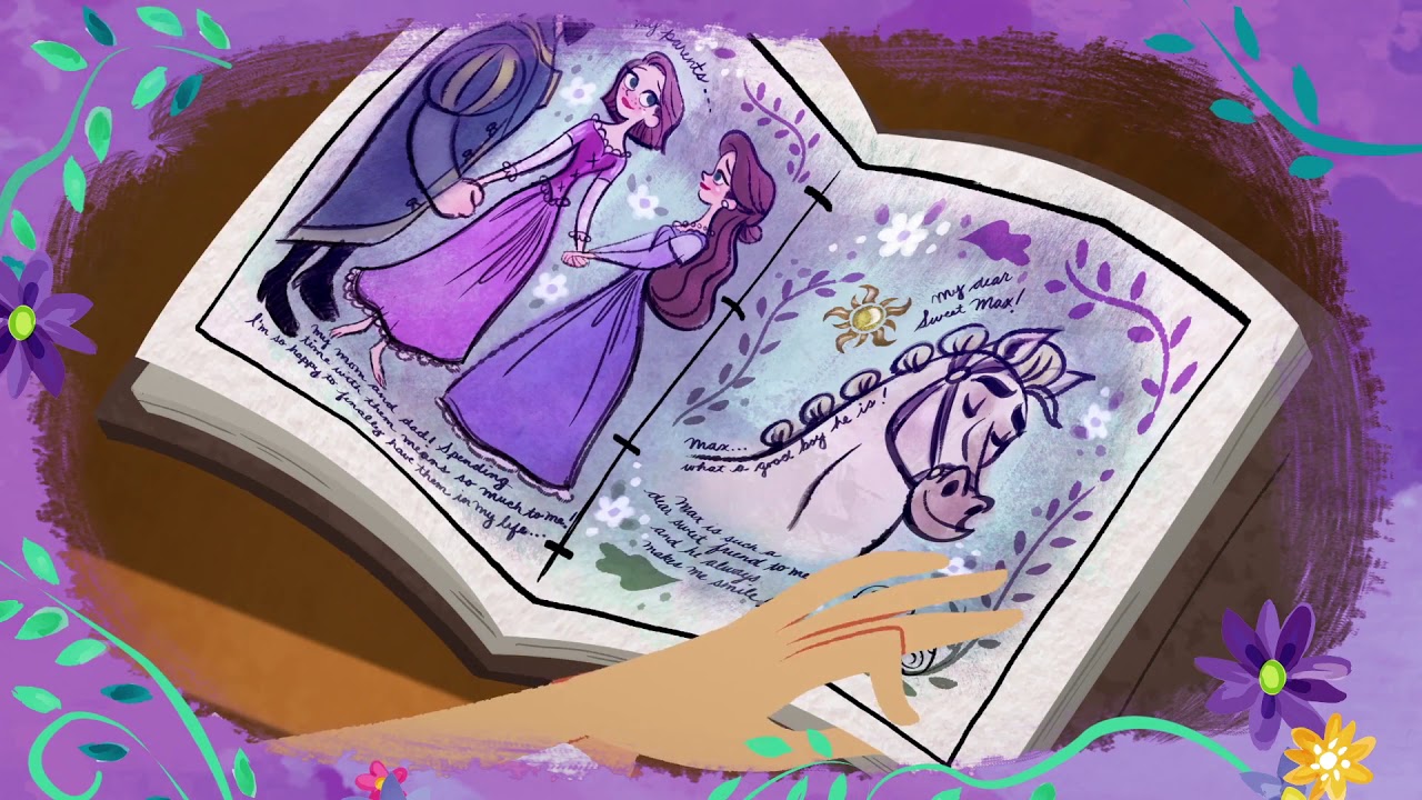 Painting & Creating | Inside The Journal #14 - Tangled The Series - YouTube