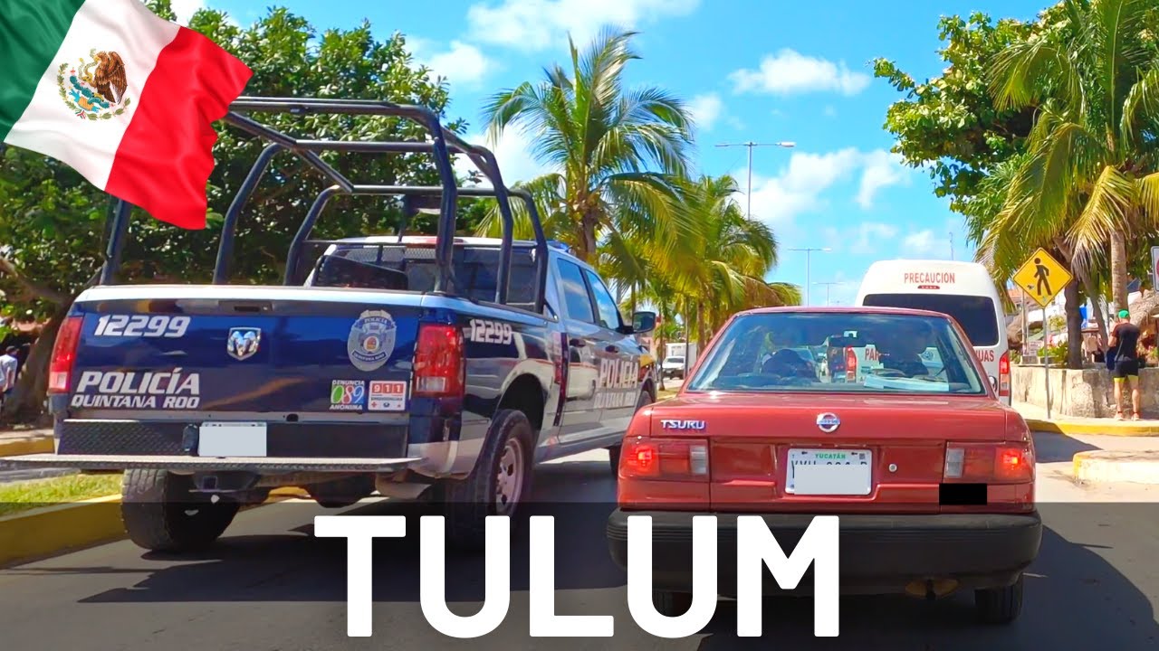 Driving Tour in Tulum 2022 Mexico 4K Drive in Tulum Quintana Roo - YouTube
