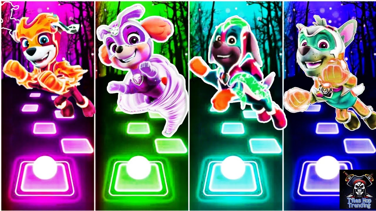 Super Mighty Pups | Mighty Marshall - Super Skye - Zuma - Everest ...
