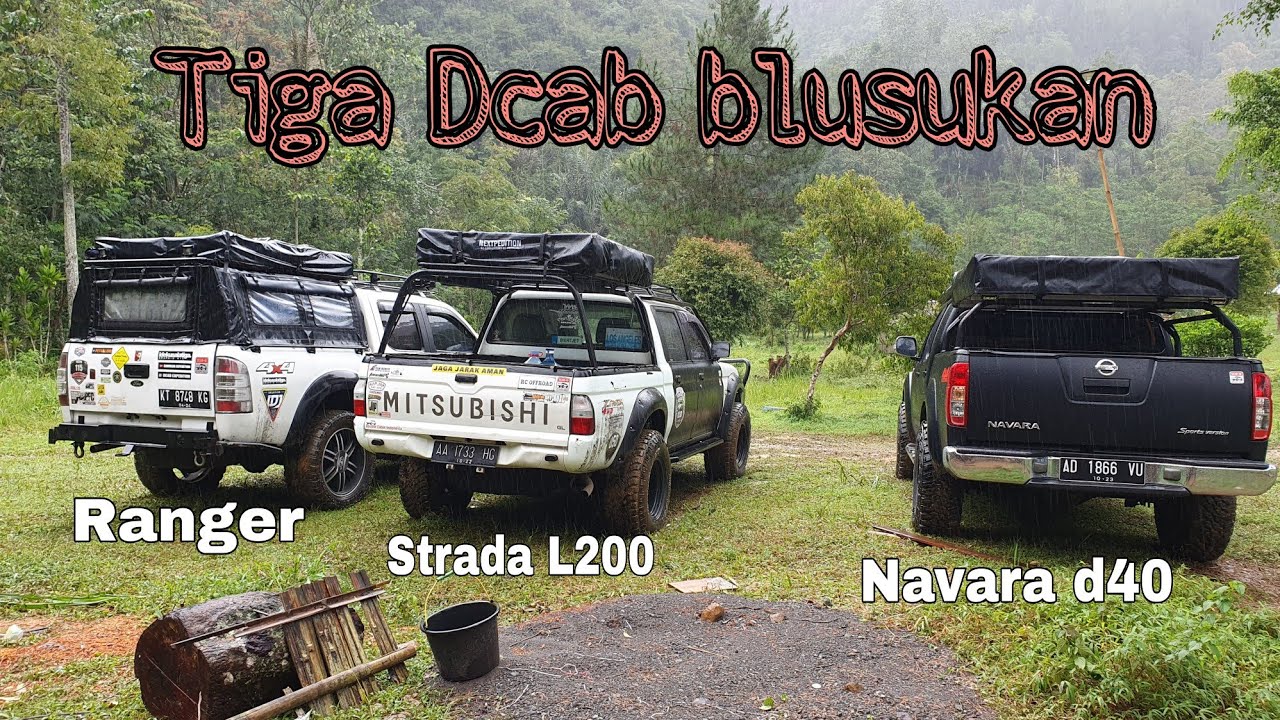 Navara | Ranger | Strada | Blusukan ke Embung Mbalong Sepakung - YouTube