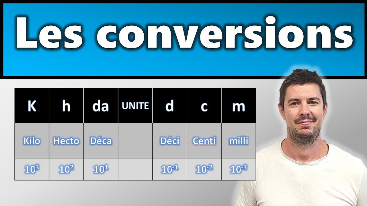 Comment faire des conversions au lycée - Méthodes et exemples - YouTube