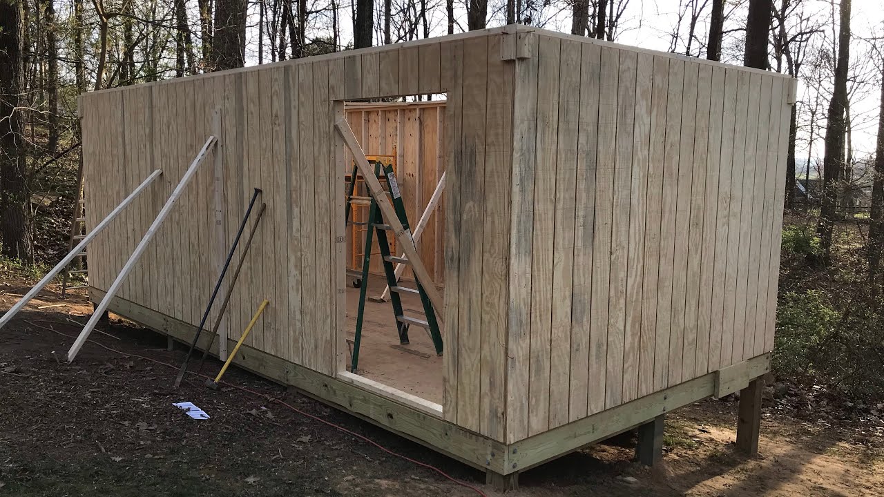 The New Shop is being Built! - YouTube