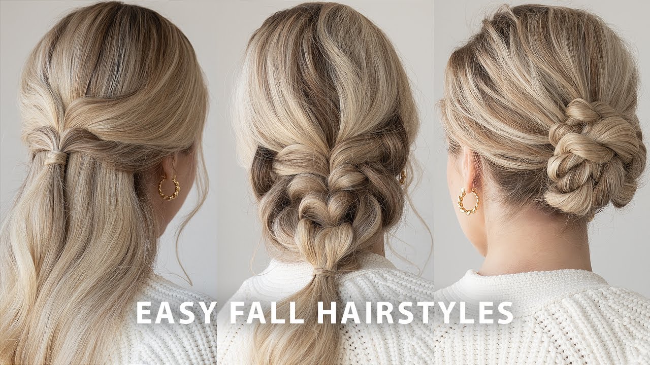 NEW & Easy Fall Hairstyles 🍂🤎 - YouTube