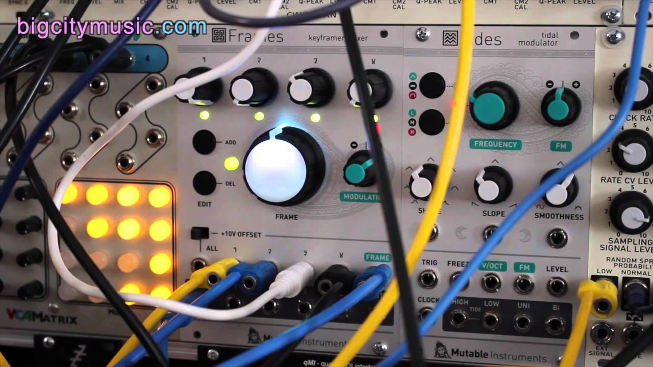Mutable Instruments Frames Initial Test Youtube