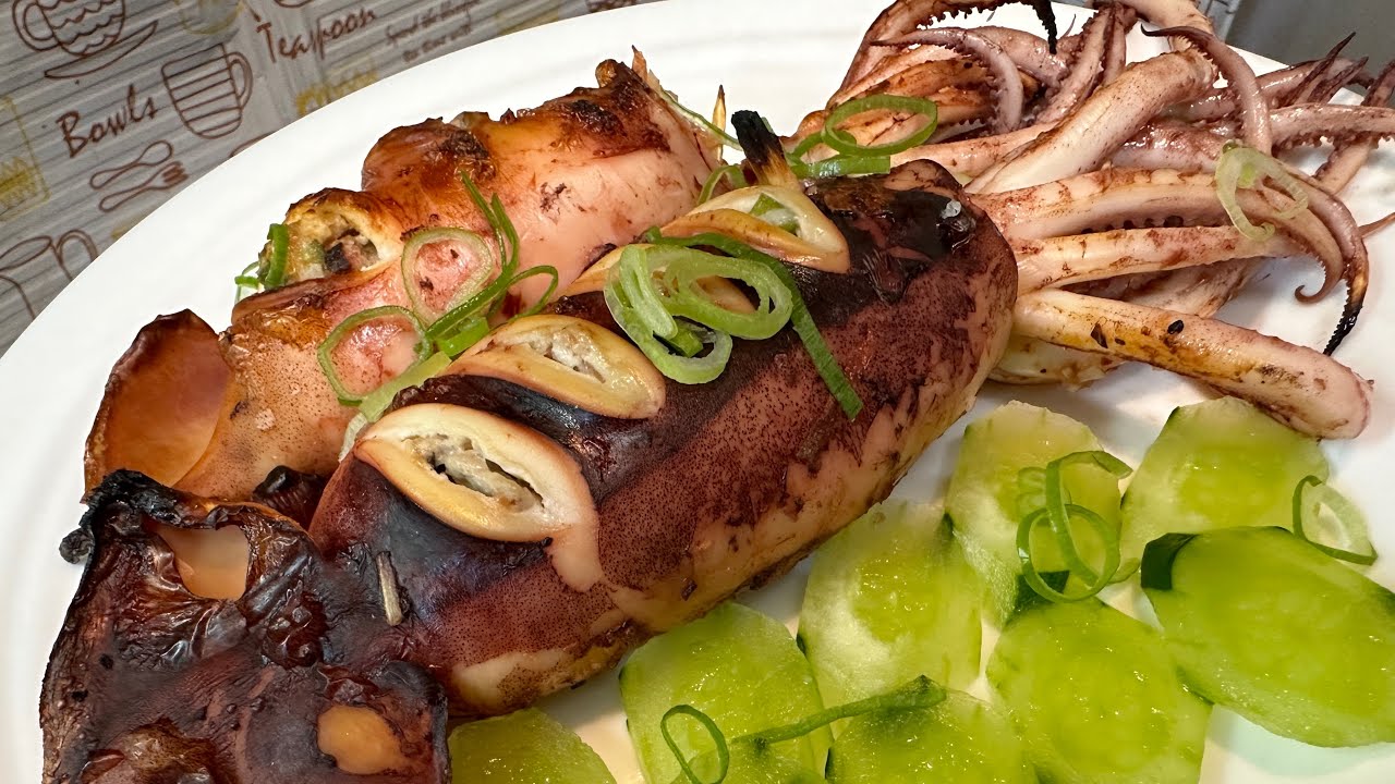 Daily Vlog Day 53 | Grilled pusit ung basic lng 🦑😊 - YouTube