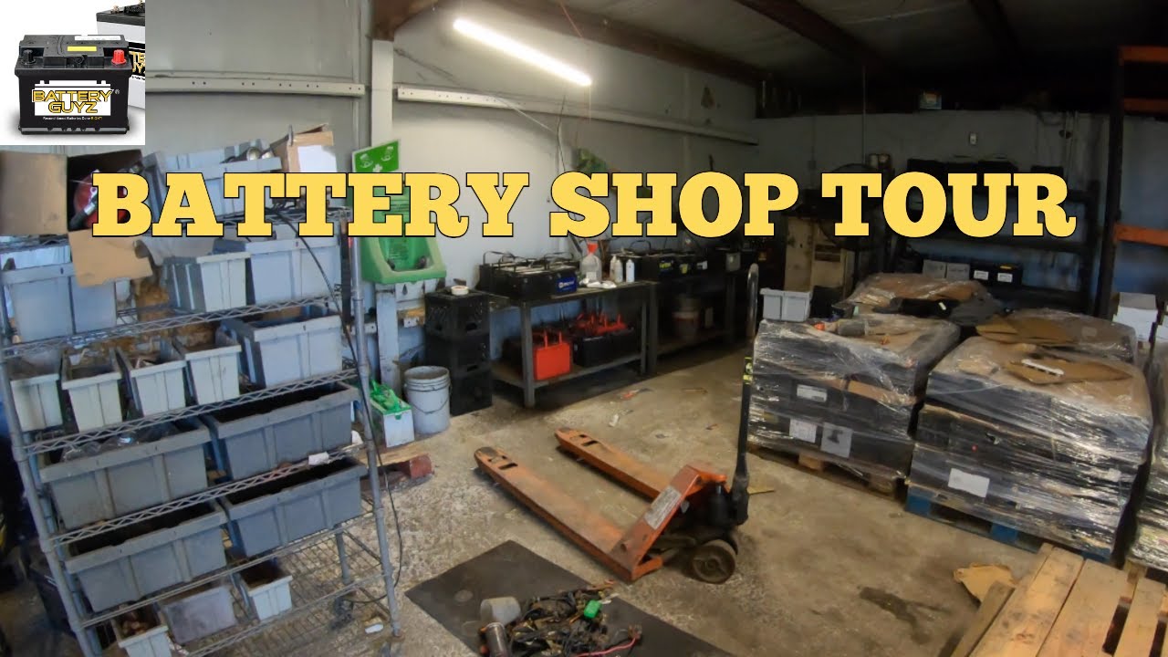 Battery Shop Tour - YouTube