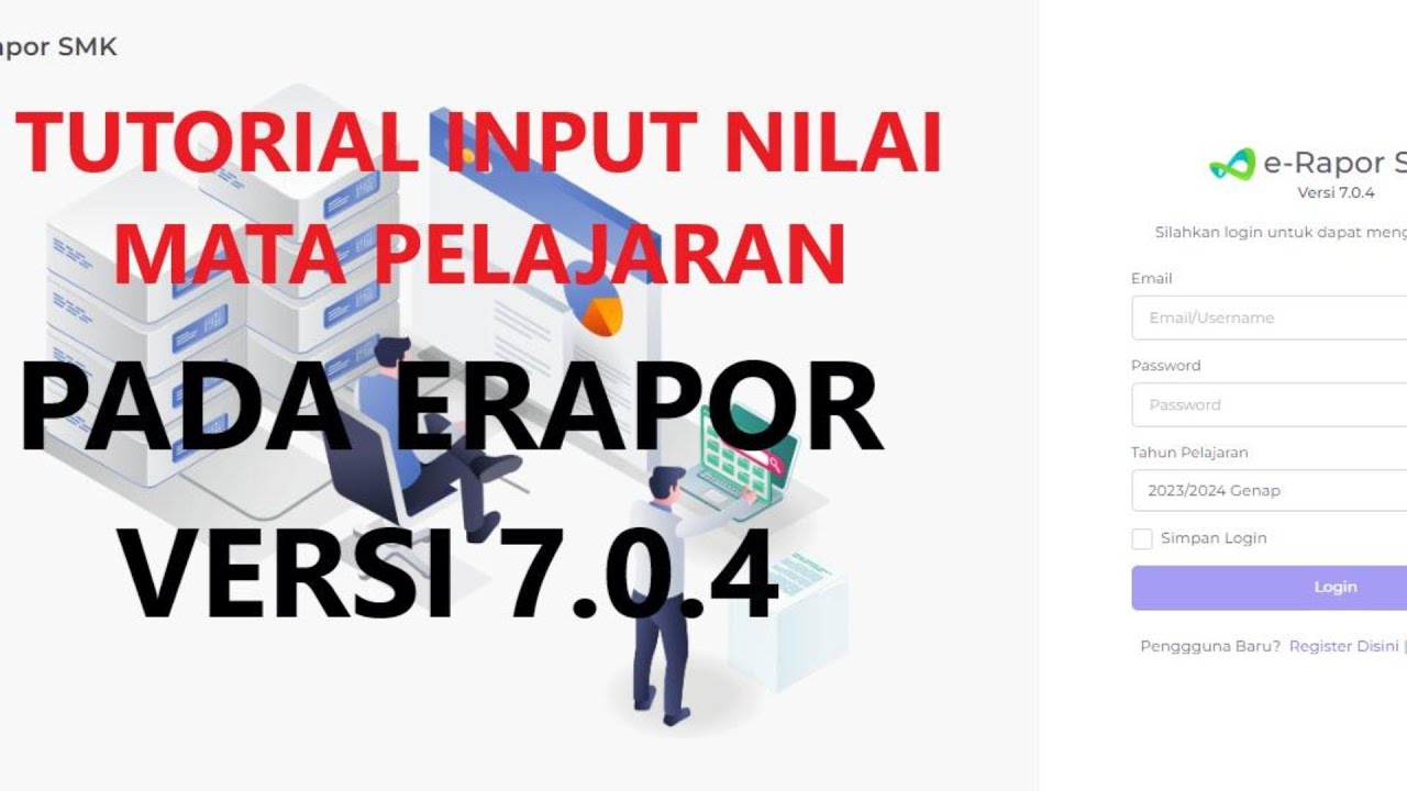TUTORIAL INPUT NILAI MATA PELAJARAN PADA ERAPOR - YouTube