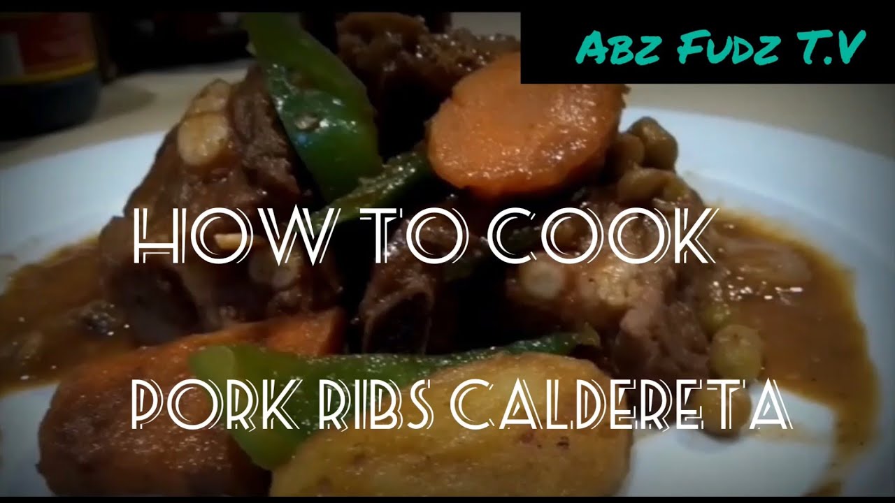 How to cook Pork Ribs Caldereta - YouTube