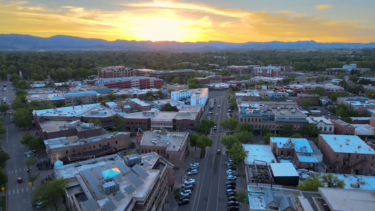 Drone Downtown Fort Collins May 25 Social Edit - YouTube