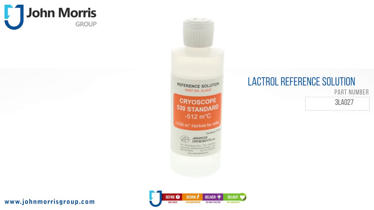 Lactrol 530 Reference Solution | John Morris Group - YouTube