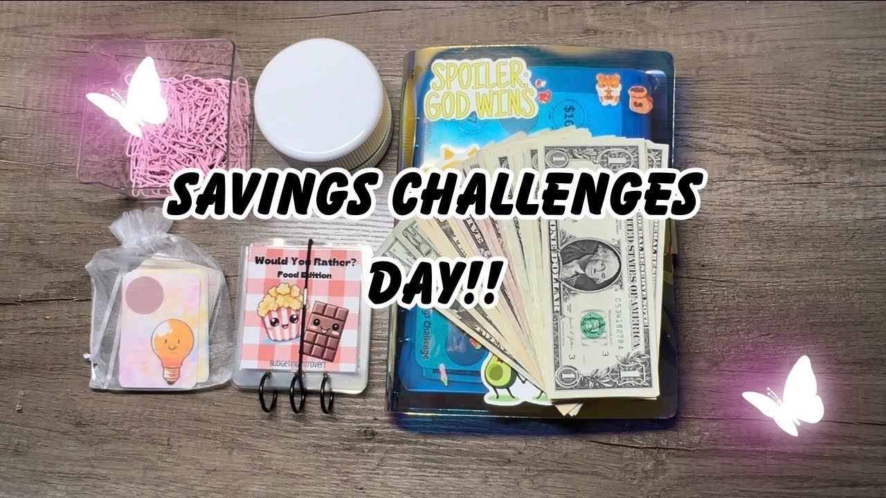 Savings Challenge Binder | 200$ | So MANY Finished!!! - YouTube