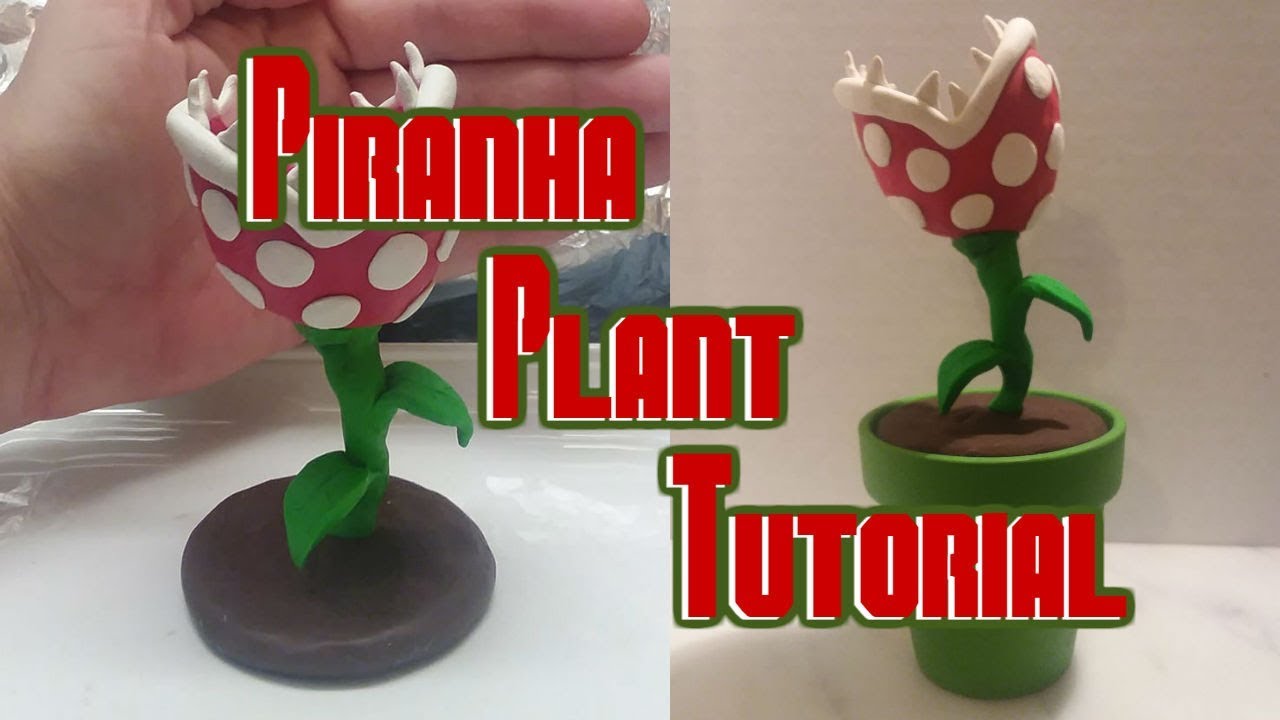 How to Make a Piranha Plant Using Polymer Clay (Tutorial) - YouTube