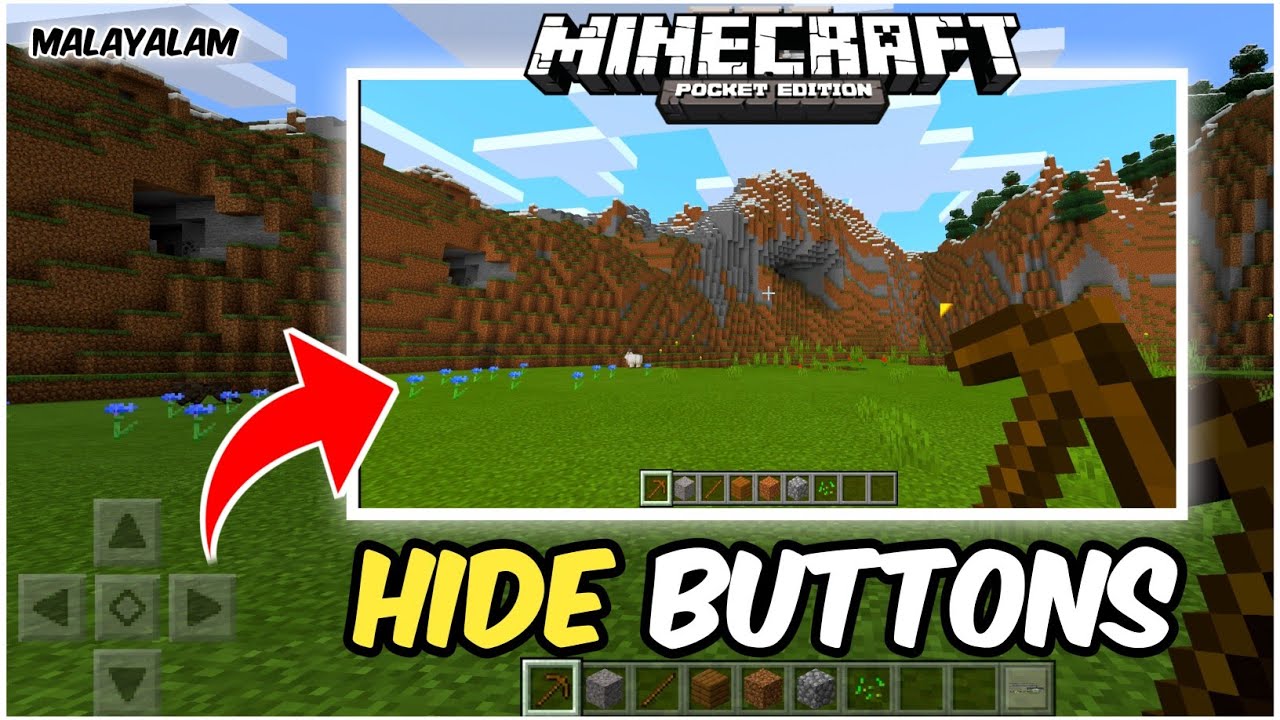 How To Hide Buttons Controls In Minecraft PE Malayalam YouTube How To Hide Buttons Controls In Minecraft PE Malayalam YouTube