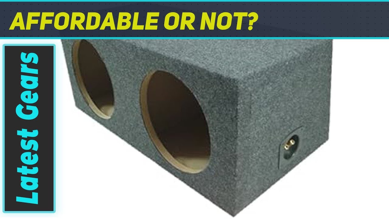 Car Audio Dual 10" Sealed Subwoofer Rear Angle Sub Box Enclosure: Best ...