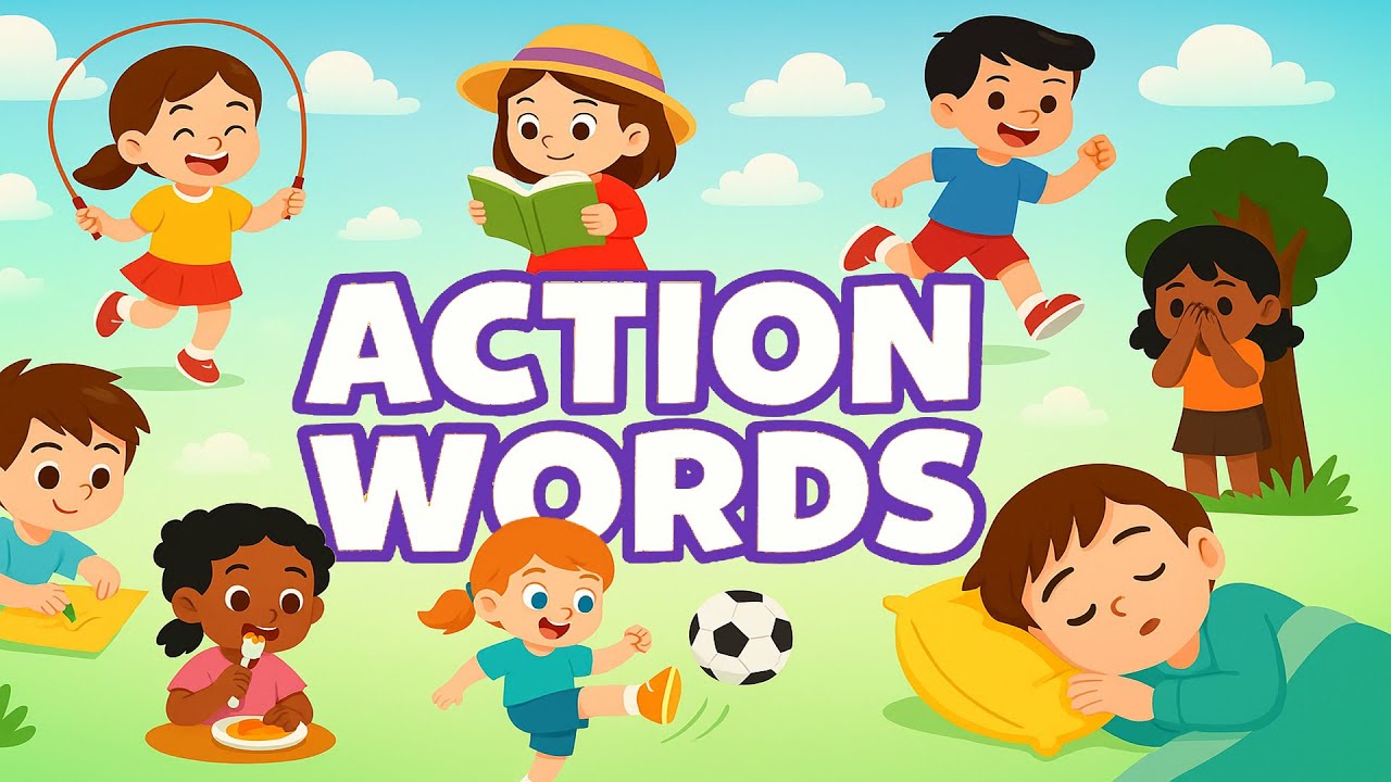 100 Action Verbs in English | English Vocabulary for Beginners | First ...