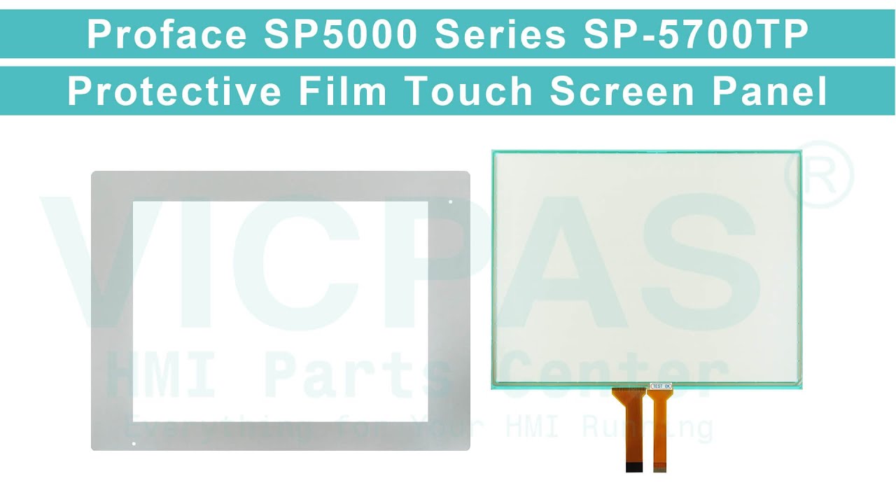 Pro-face SP-5700TP PFXSP5700TPD Touch Panel Overlay - YouTube