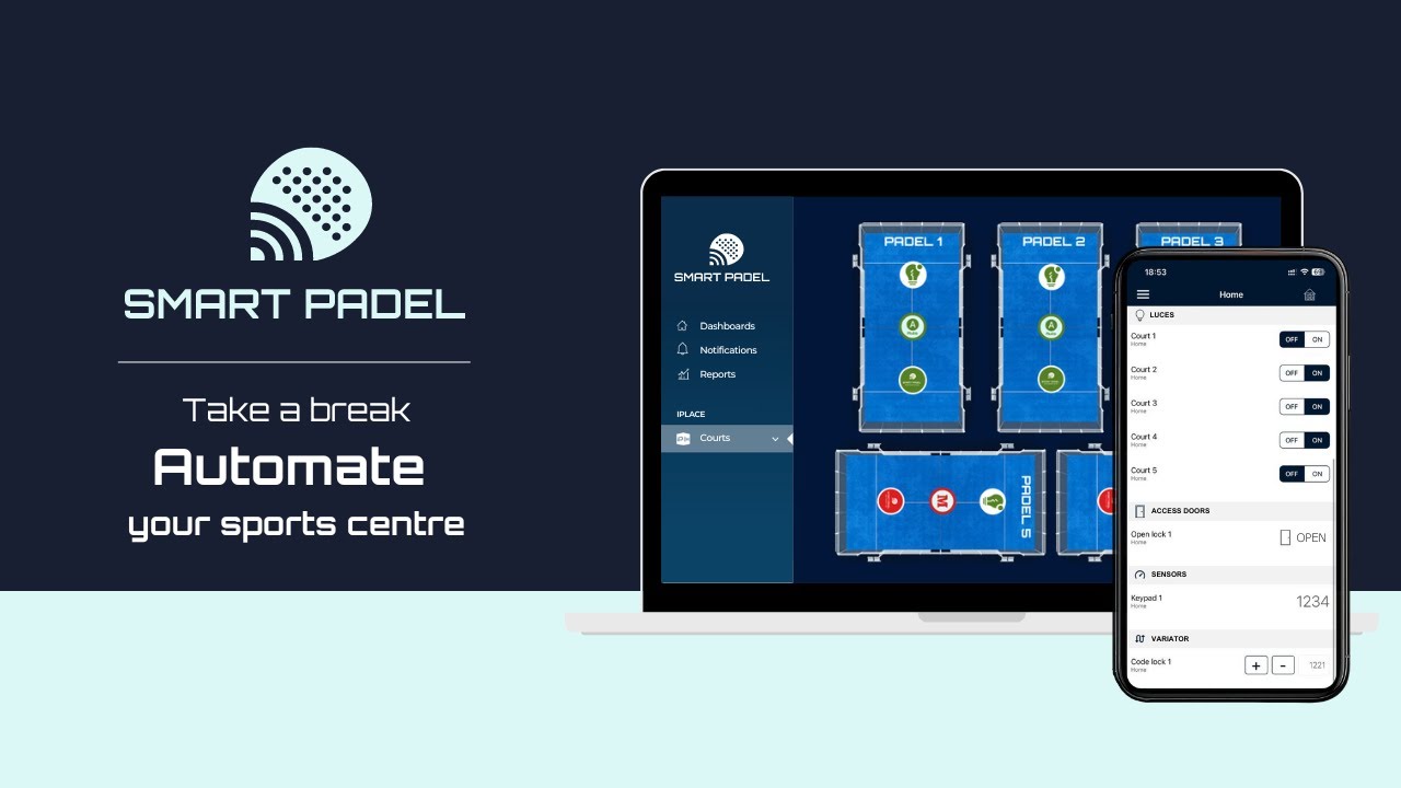 Smart Padel | Automation of Sport Centres - YouTube