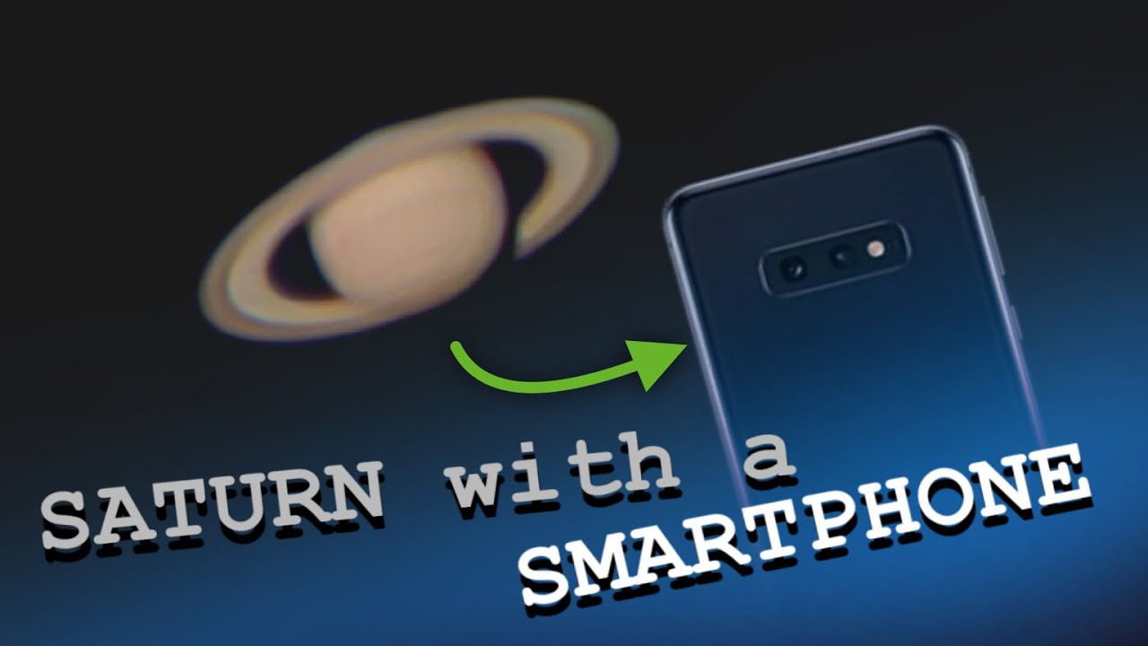 SATURN through SMARTPHONE: attached to Nexstar 130 SLT - YouTube