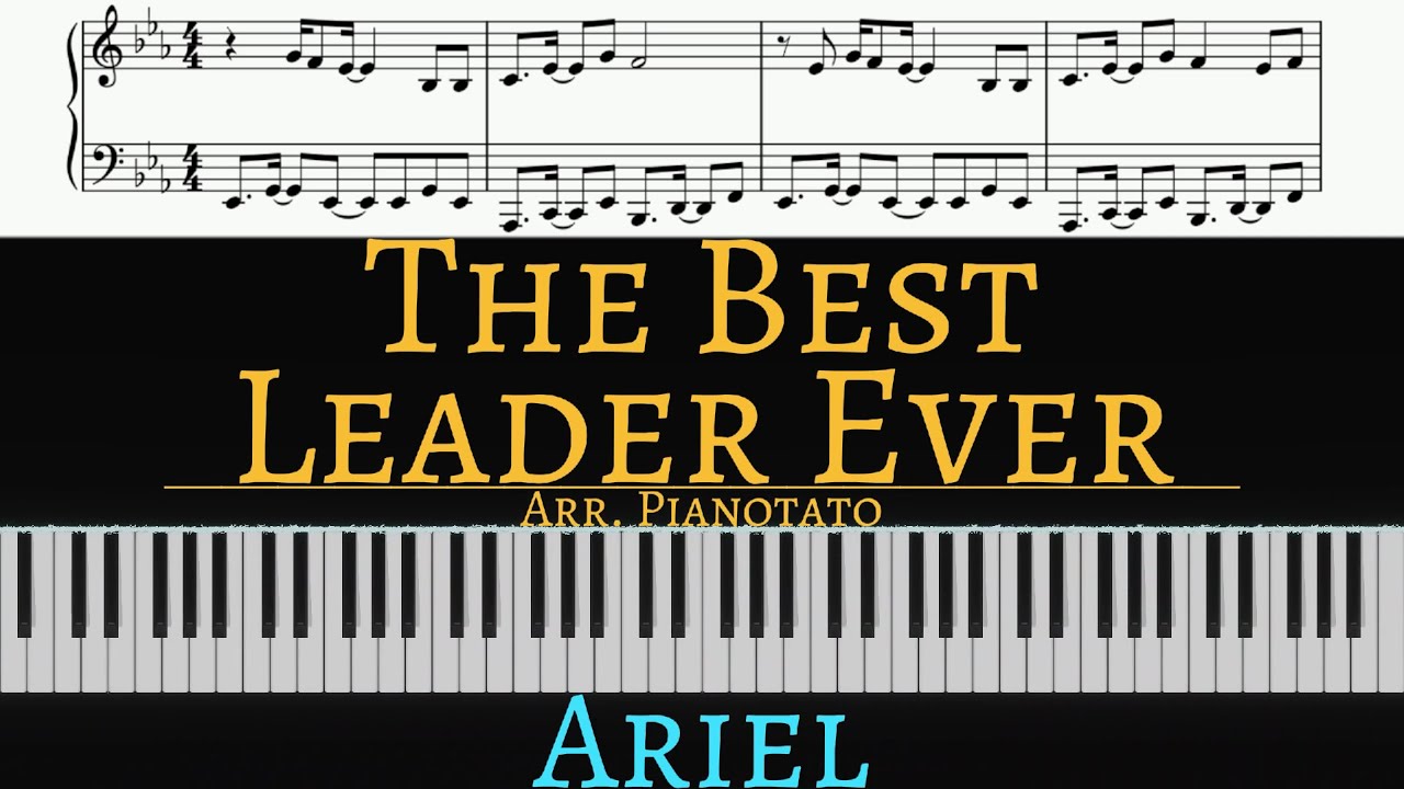Disney Jr.'s Ariel "The Best Leader Ever" Song | Piano cover by ...