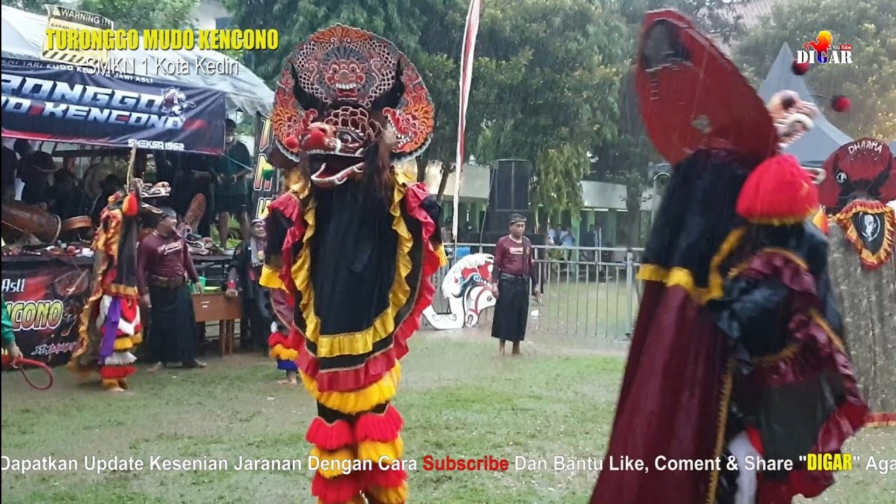 Barongan Jaranan Turonggo Mudo Kencono Live SMK 1 KEDIRI - YouTube