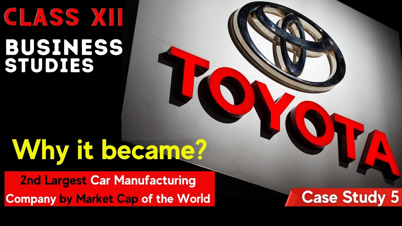Toyota Case Study | Toyota MotoCorp | Business Studies Class XII | Sri Kautilya - YouTube