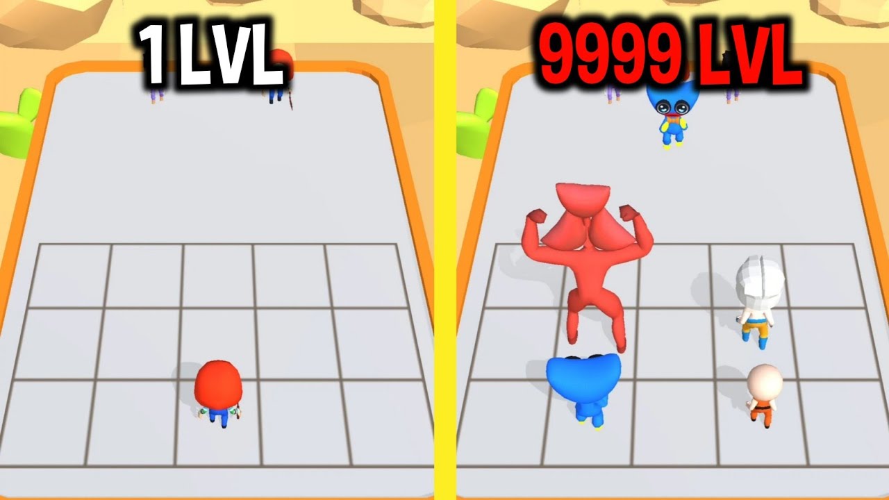 MAX LEVEL in Merge Monster : Fusion Battle Game - YouTube