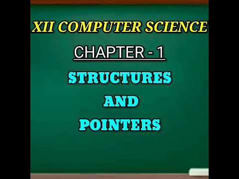 Plus Two Computer Science - Chapter 1- Structures and Pointers - Part 1 -Malayalam Explanations ...