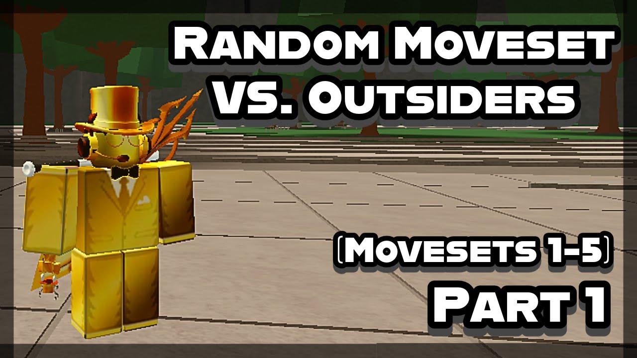 Random Moveset Vs.10 Outsiders (Roblox TSB) Part 1 - YouTube