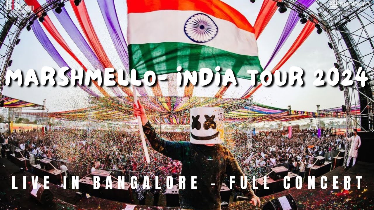 Marshmello India Holi Tour ~ 2024 || Live in Concert || Sunburn Arena ...