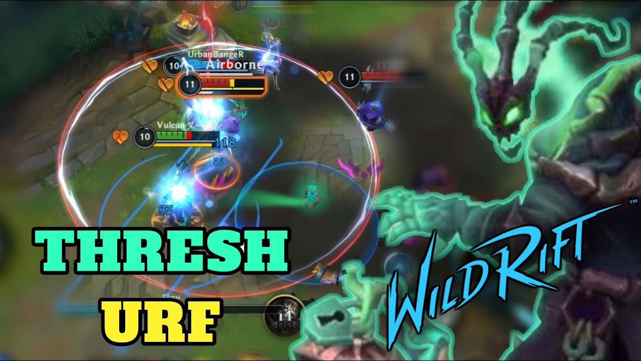 THRESH URF | WILD RIFT ULTRA RAPID FIRE | Vulcan Gaming #wildrift #urf ...