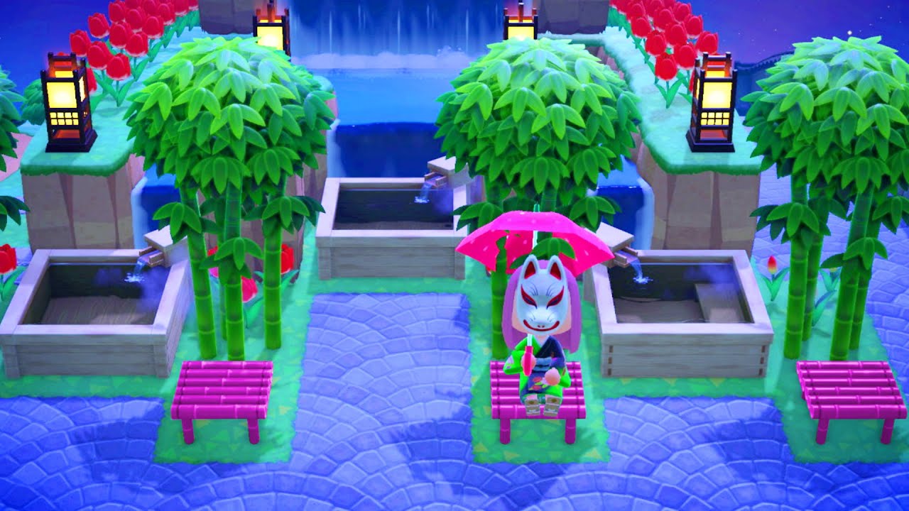 IDÉE DÉCO COIN SPA dans ANIMAL CROSSING NEW HORIZONS ACNH FR - YouTube