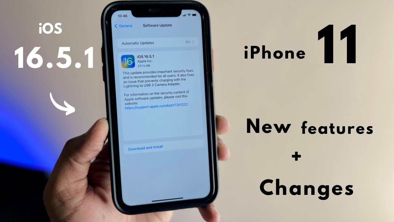 iPhone 11 - New features & Changes on ios 16.5.1 - New update - YouTube