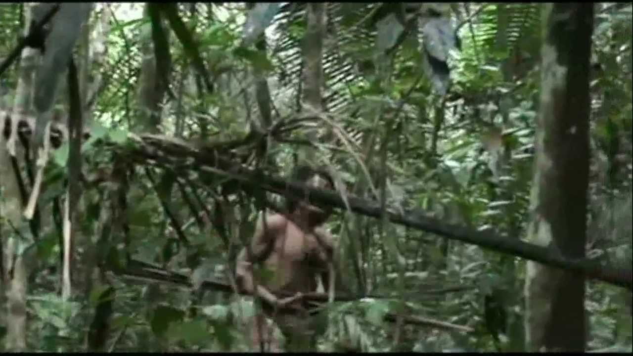 RARE UNCONTACTED TRIBE CAUGHT ON FILM IN THE AMAZON - YouTube