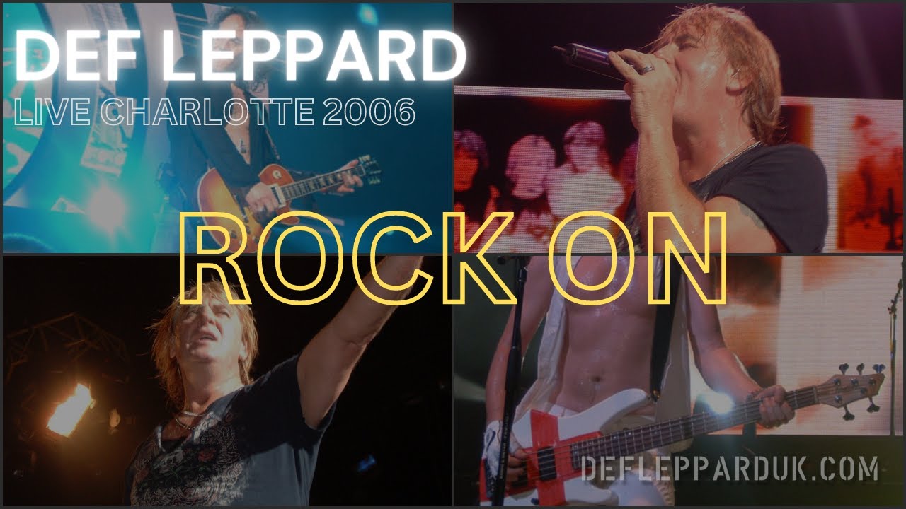 Def Leppard RICK SAVAGE BASS INTRO/ROCK ON Charlotte, NC 15th July 2006 ...