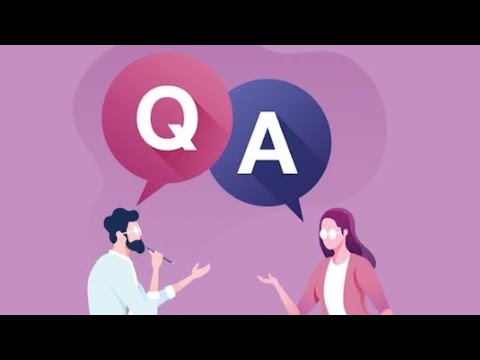 The qna answers let's start. .
