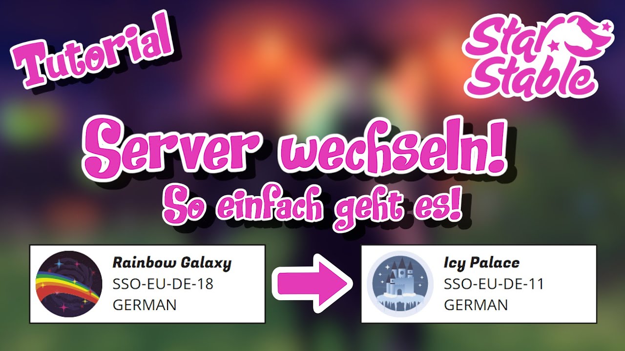 Star Stable [SSO] So wechselst du den Server (Tutorial) - YouTube