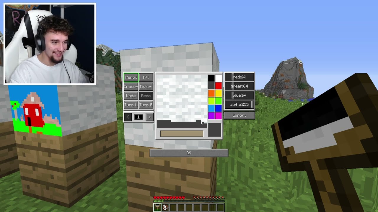 WIELKI POJEDYNEK na RYSOWANIE w Minecraft z @bzyq - YouTube