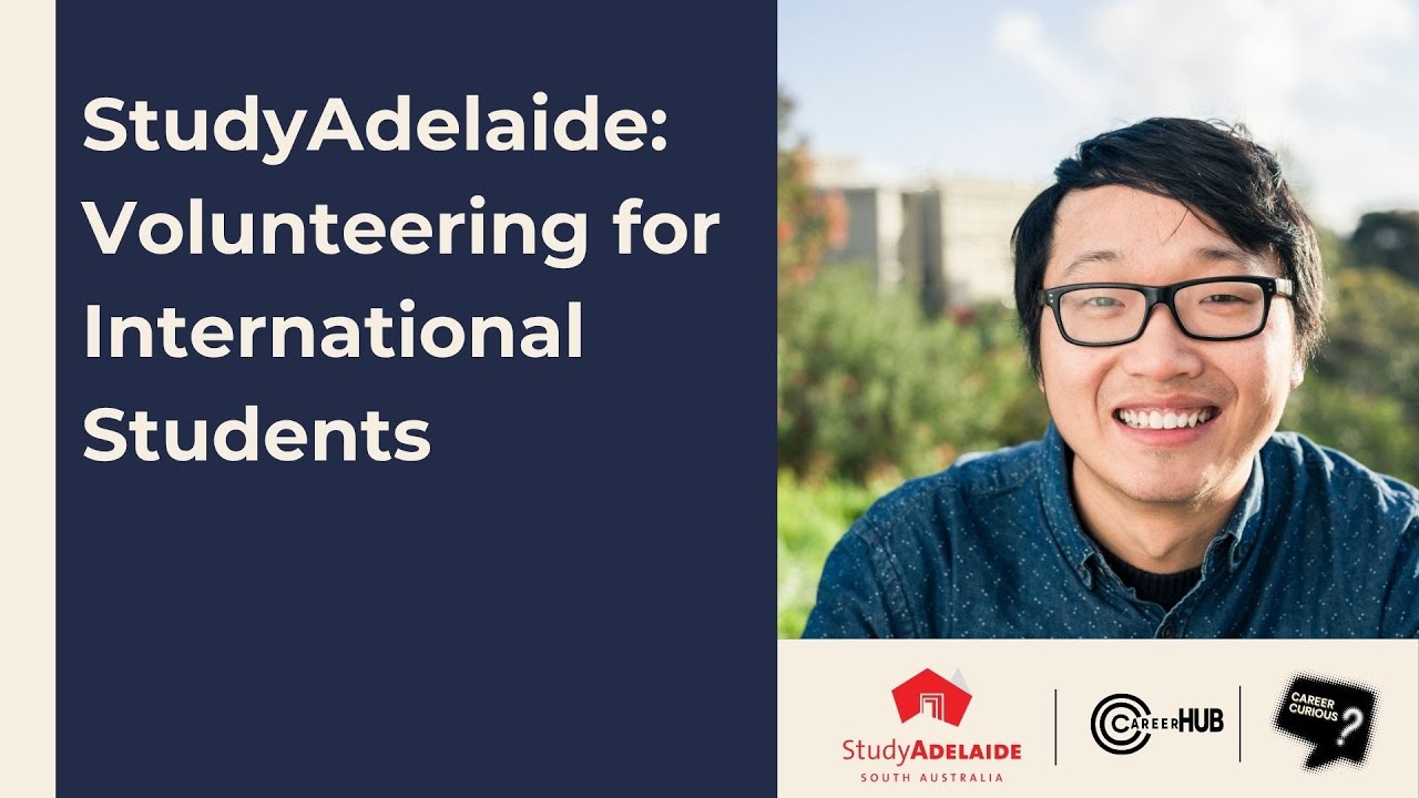 StudyAdelaide Volunteer - YouTube