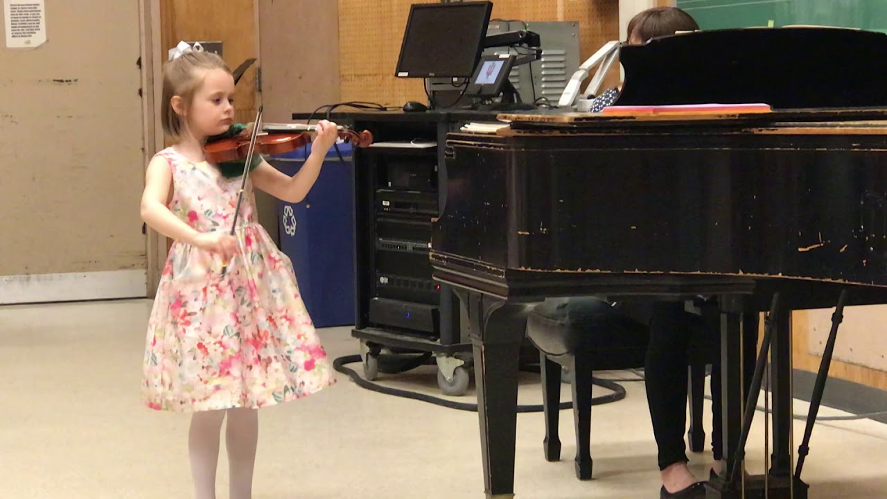 Sadie's performance of Allegro at the Solo Recital - YouTube