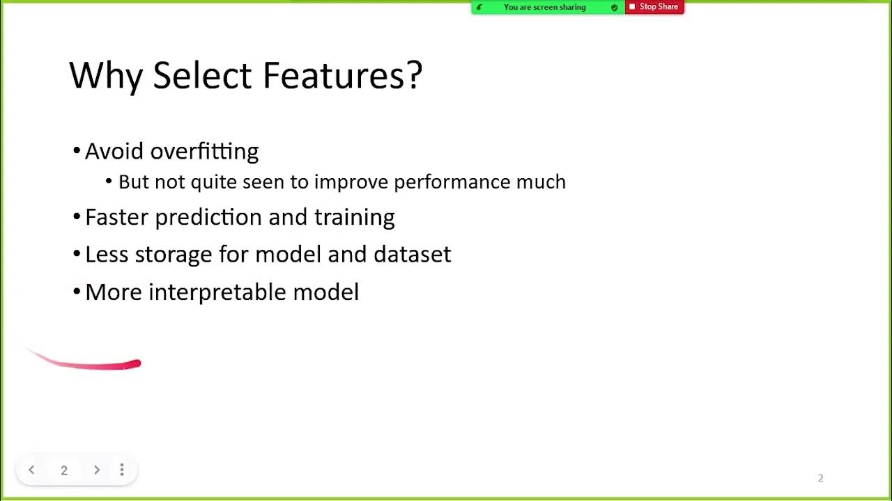 DS512 Feature selection - YouTube