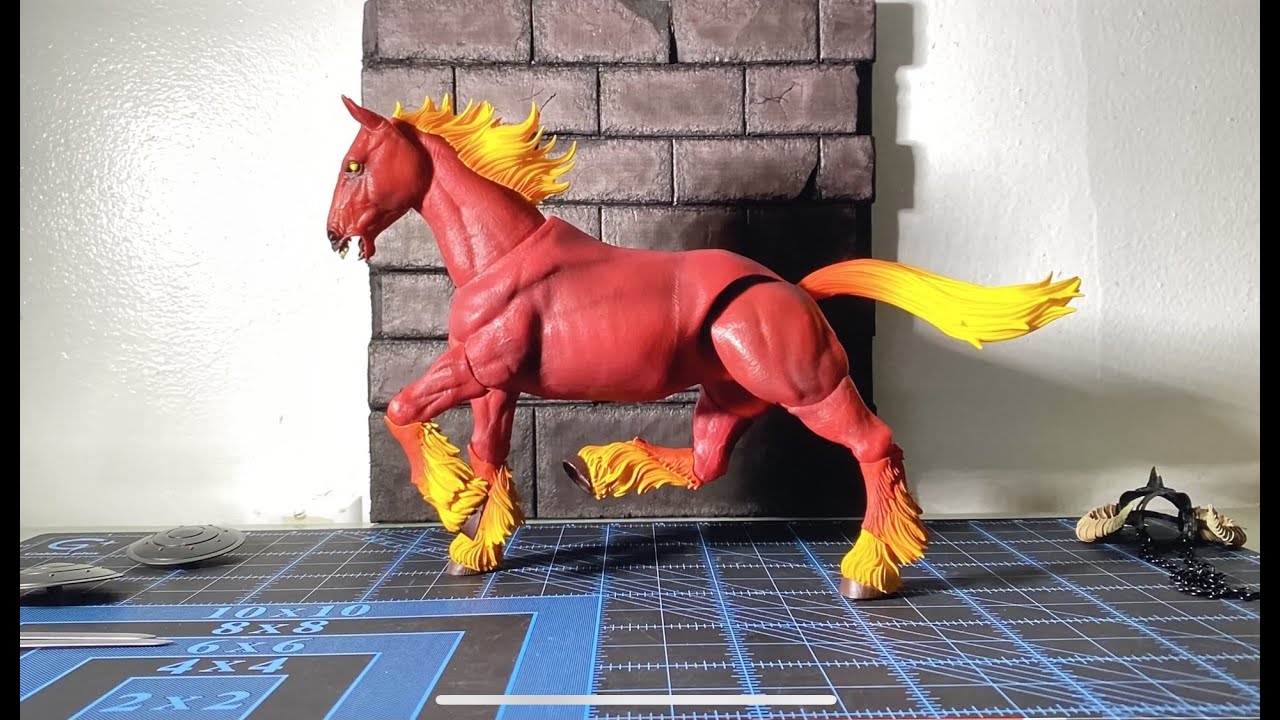 Mythic Legions Aethon / Horse Action Figure Review - YouTube