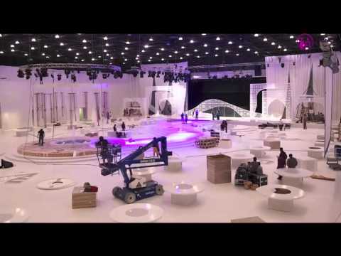 Dubayda Əsrarəngiz Toy Səhnəsinin Dekoru