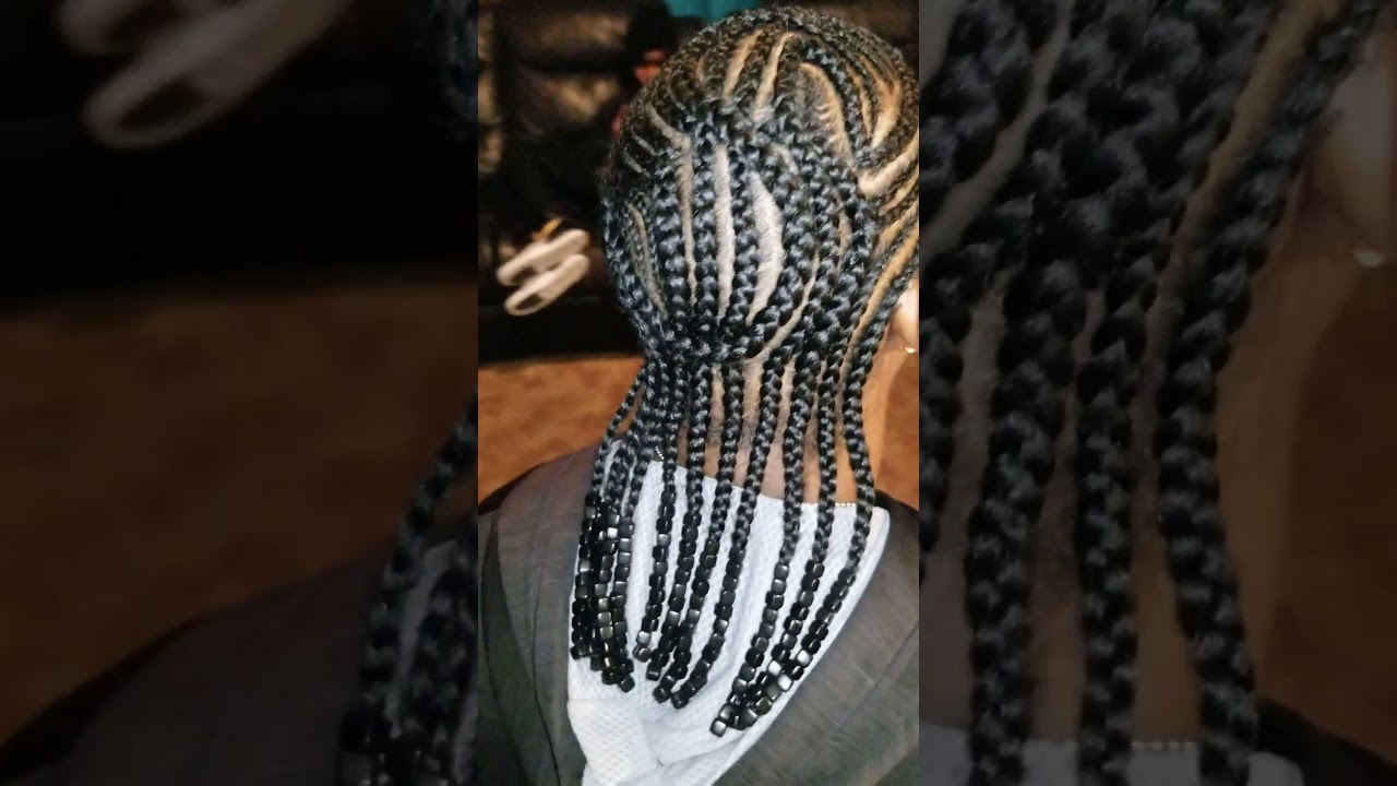 Money sign braids (StylesByMieka) @cardoent - YouTube