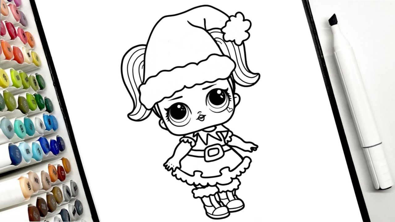 Christmas LOL Baby Coloring | Coloring Videos for Kids #coloring # ...