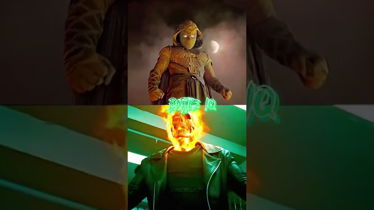 Moon Knight vs Ghost Rider from mcu #mcu #marvel #vs #moonknight # ...